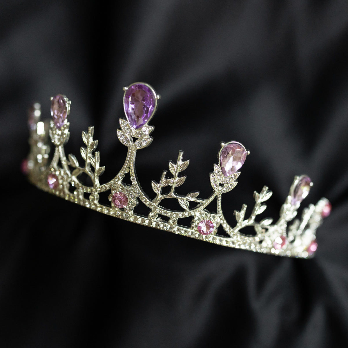 Bianca's Tiara in Lavender Purple & Silver – Auburn & Main